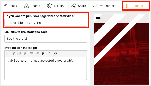 Tutorial: How to create a "Build your Team" promotion – Easypromos ...