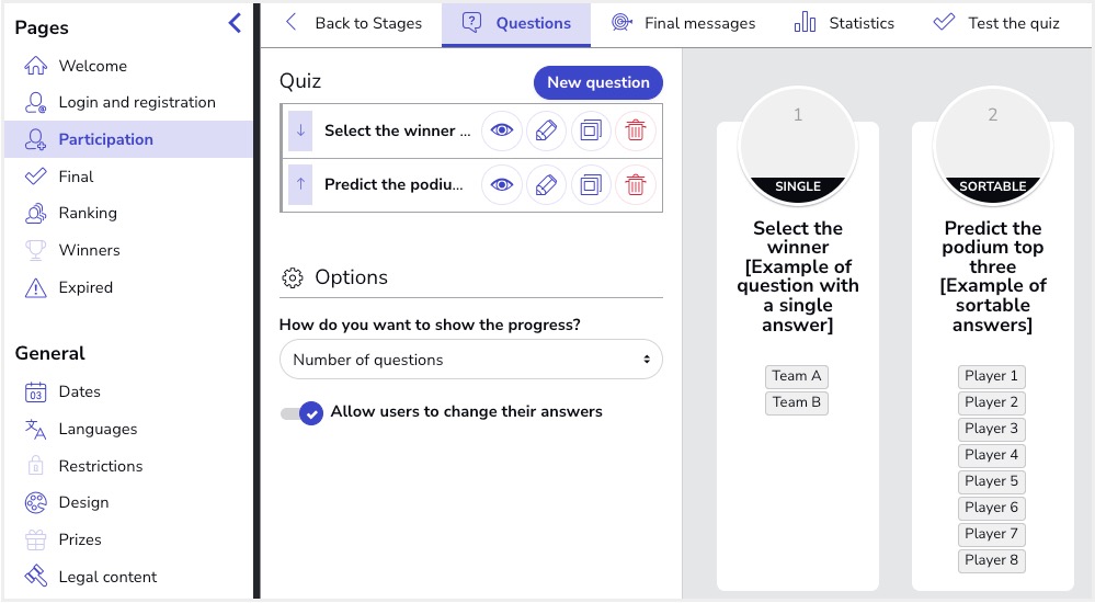 Tutorial: How to create a Predictions application – Easypromos - Online ...