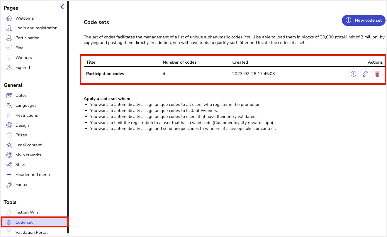 Tutorial: How to create a promotion to Redeem Codes – Easypromos ...