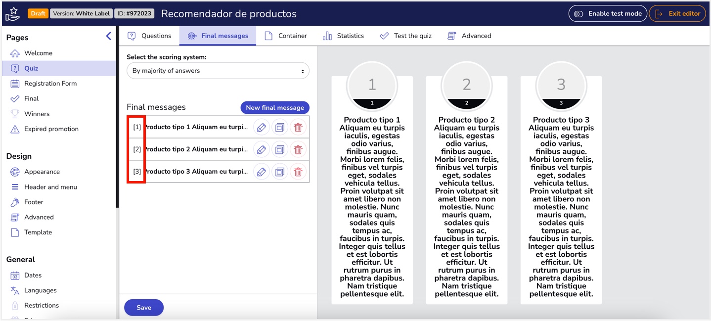 Tutorial: How to create a Product Recommender – Easypromos - Online ...