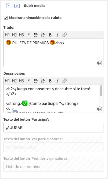 Tutorial: Cómo crear una Ruleta de Premios – Easypromos - Centro de Soporte