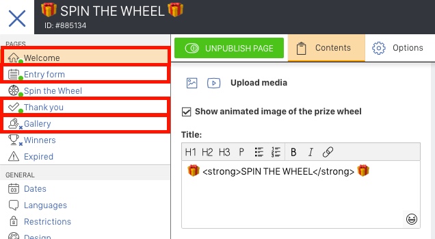 Tutorial: How to create a Spin the Wheel promotion – Easypromos ...