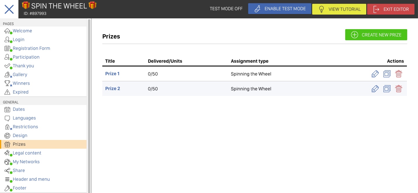 Tutorial: How to create a Spin the Wheel promotion – Easypromos ...